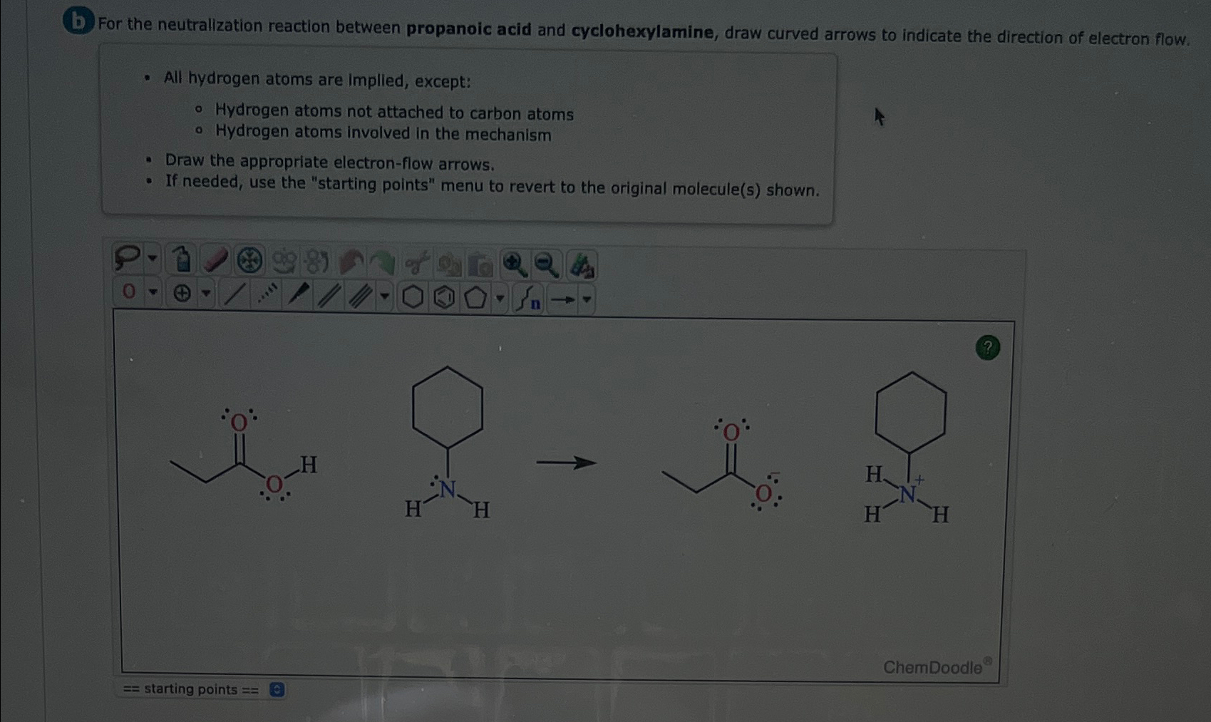 b For the neutralization reaction between propanoic | Chegg.com