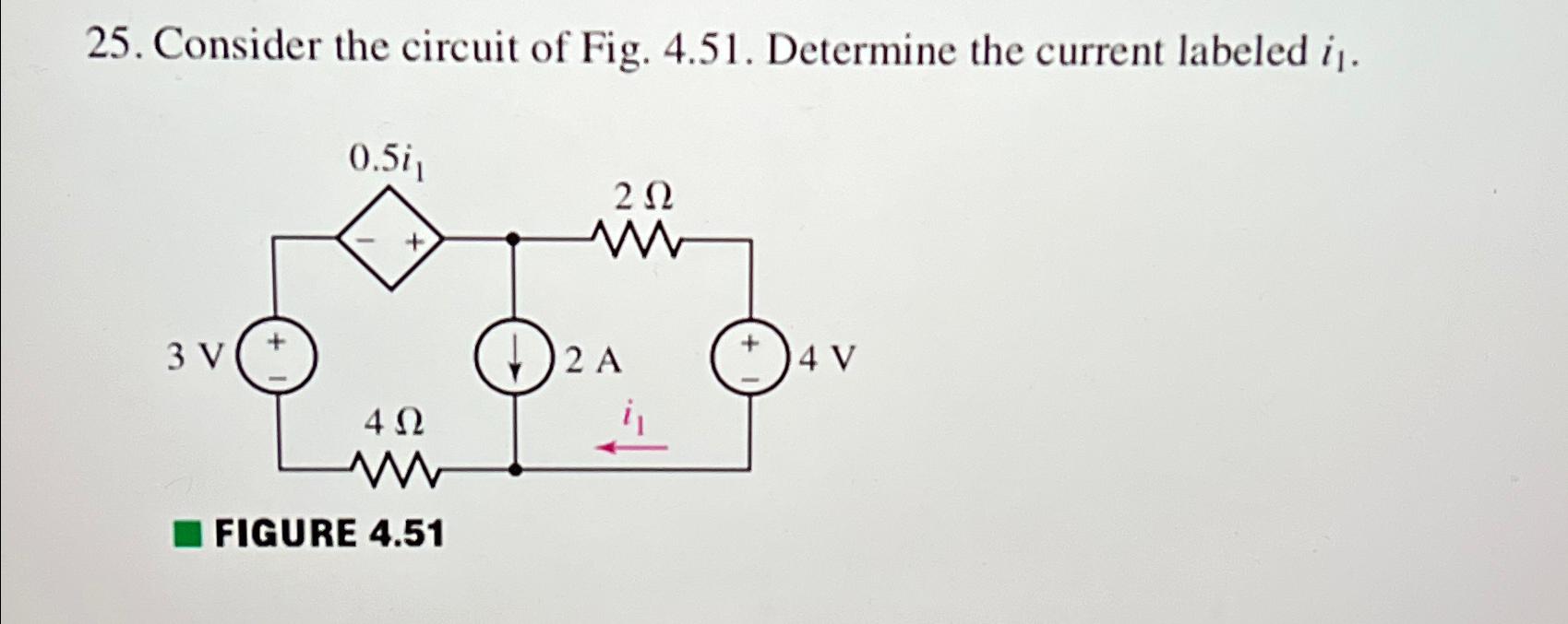 Solved Consider the circuit of Fig. 4.51. ﻿Determine the | Chegg.com