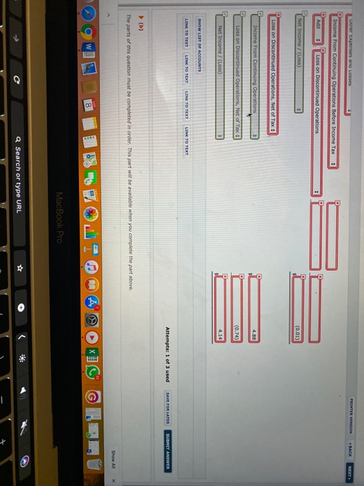 Solved Exercise 4-17 (Part Level Submission) The following | Chegg.com