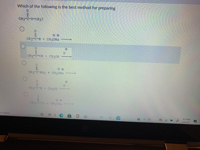 Solved Which of the following is the best method for | Chegg.com