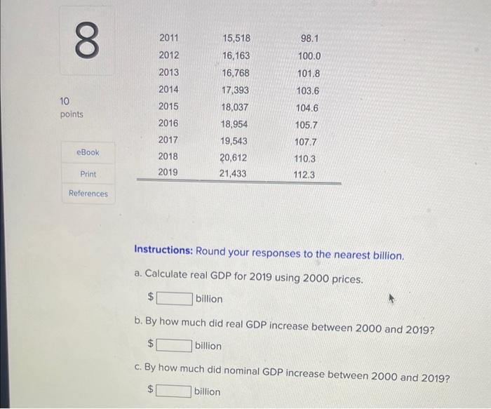 Solved Refer to the data below:Instructions: Round your | Chegg.com