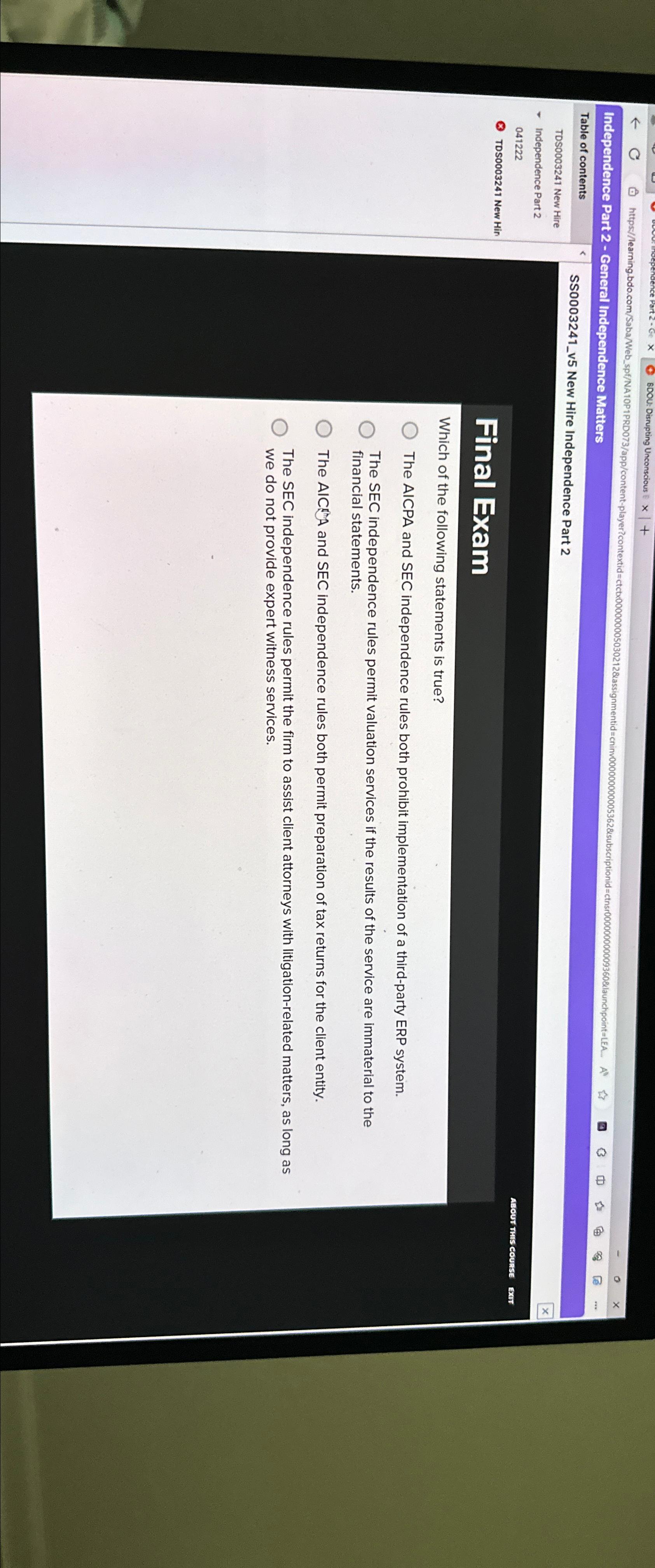 Solved Independence Part 2 - ﻿General Independence | Chegg.com