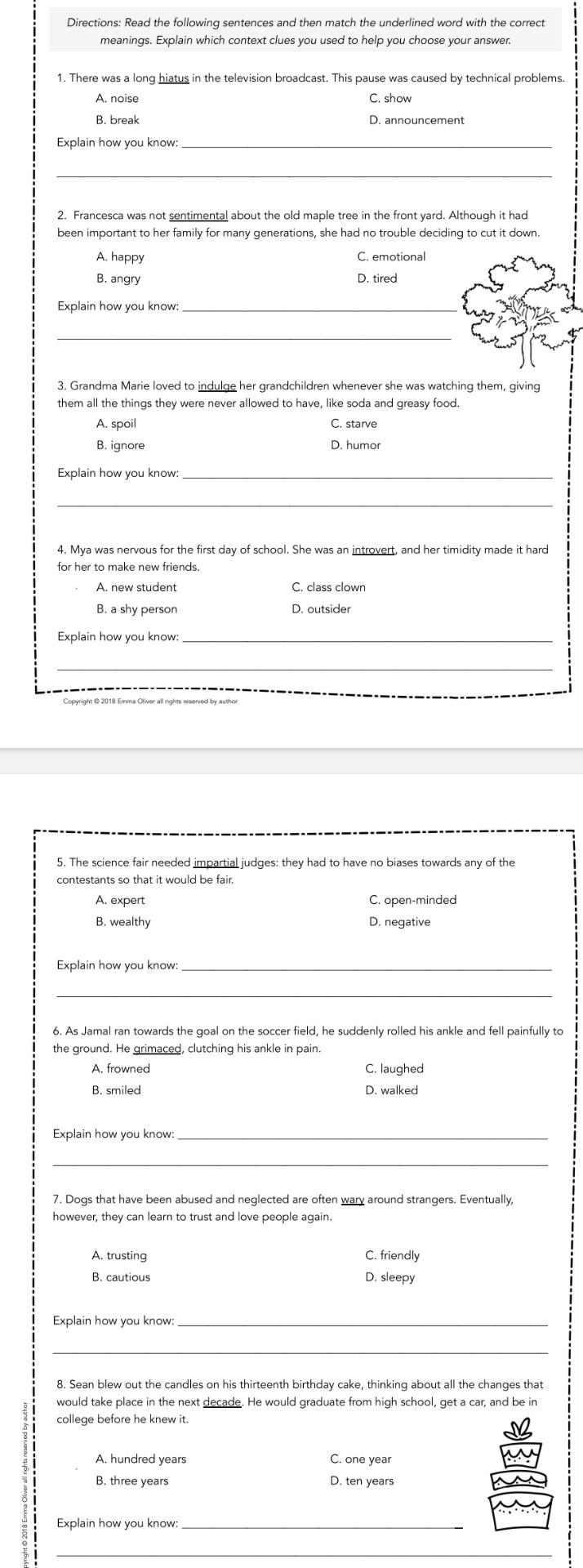 Directions: Read the following sentences and then | Chegg.com