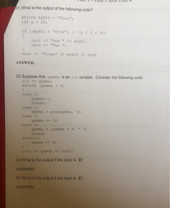 Solved 16. Suppose a and b are int variables and x and y are | Chegg.com