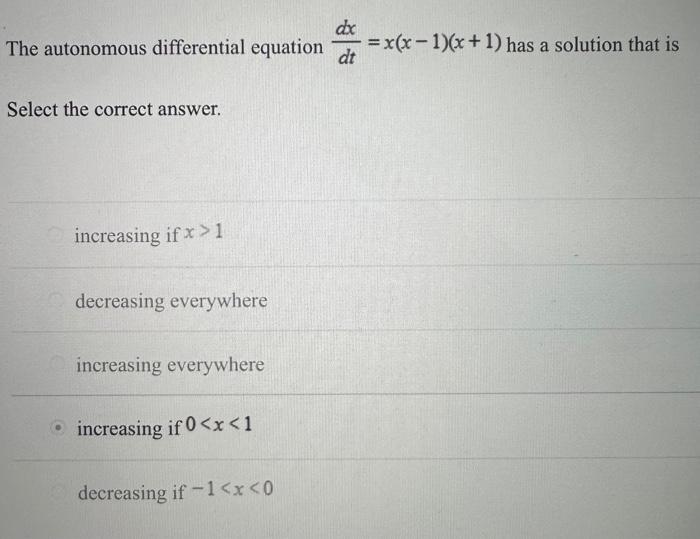 Solved Find an explicit solution of the differential | Chegg.com