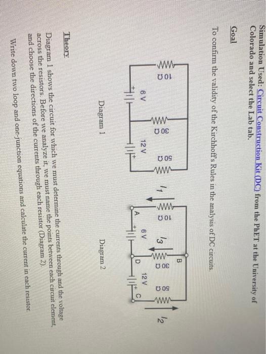 Solved Simulation Used: Circuit Construction Kit (DC) from | Chegg.com