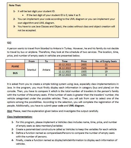 Solved Note That: 1- X will be last digit your student ID. - | Chegg.com