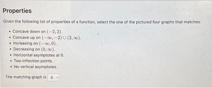 Solved GraphsProperties Given the following list of | Chegg.com