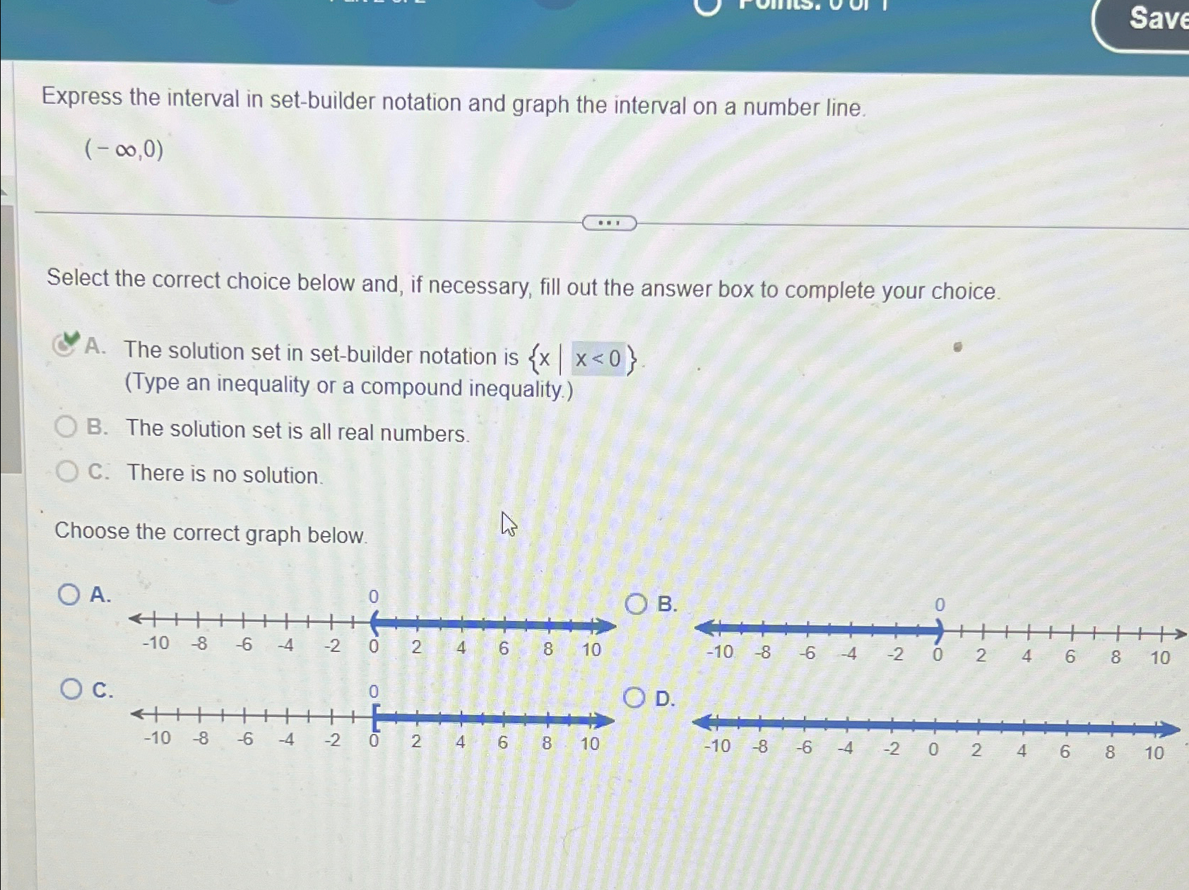Solved Express the interval in set-builder notation and | Chegg.com