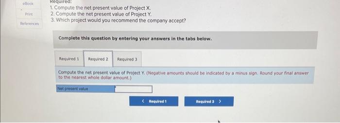 Exercise 14-14 (Algo) Comparison of Projects Using | Chegg.com