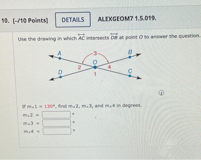 Solved 10. [-/10 Points] DETAILS ALEXGEOM7 1.5.019. Use the | Chegg.com