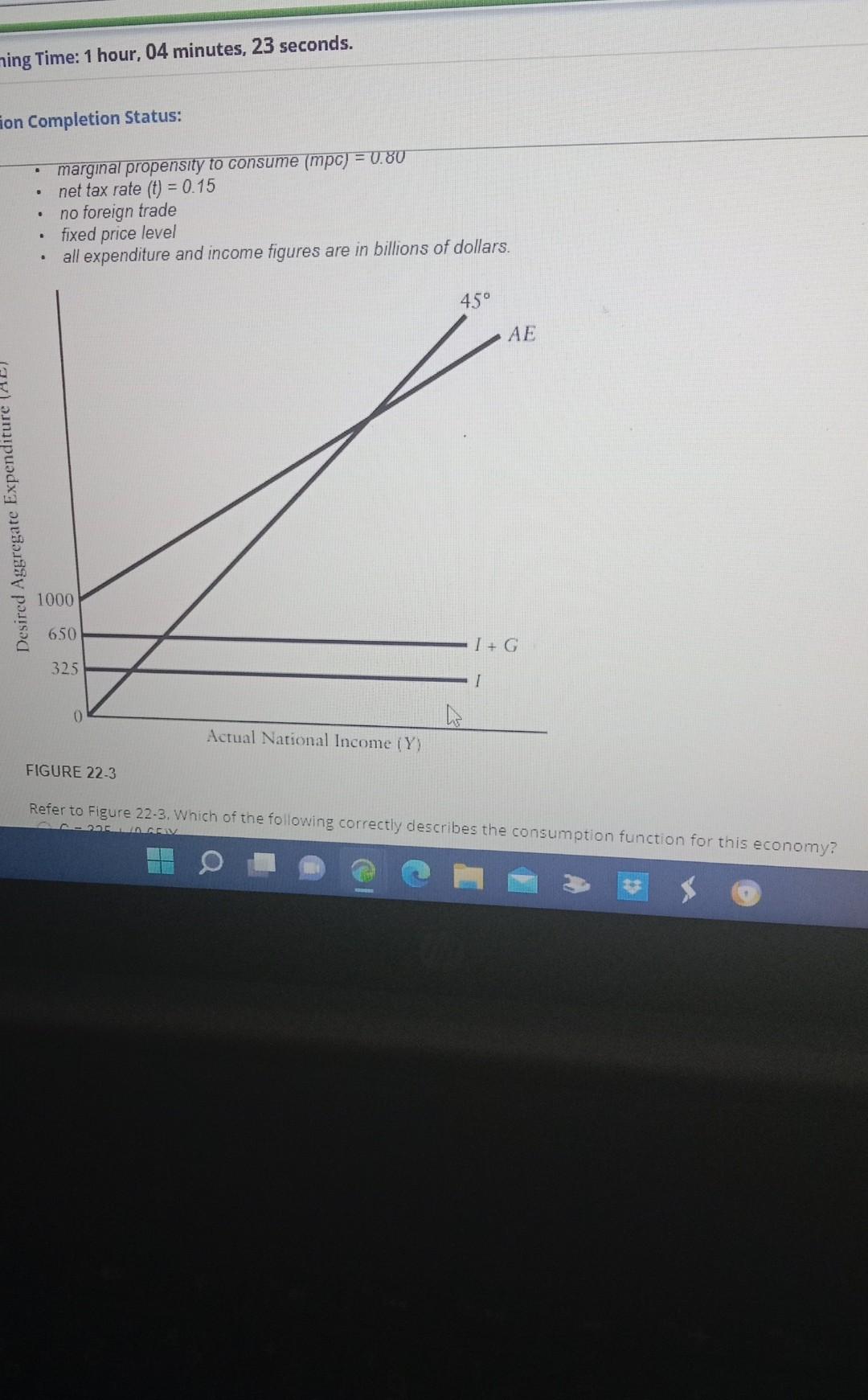 Solved - marginal propensity to consume (mpc)=0.80 - net tax | Chegg.com