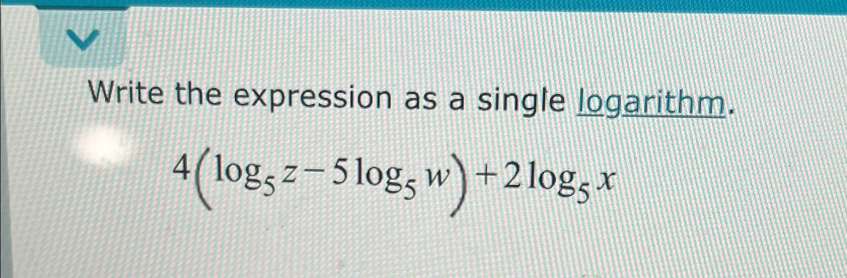 Solved Write the expression as a single | Chegg.com