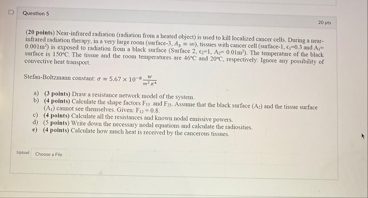 Solved Question 520 ﻿pts(20 ﻿points) ﻿Near-infrared | Chegg.com