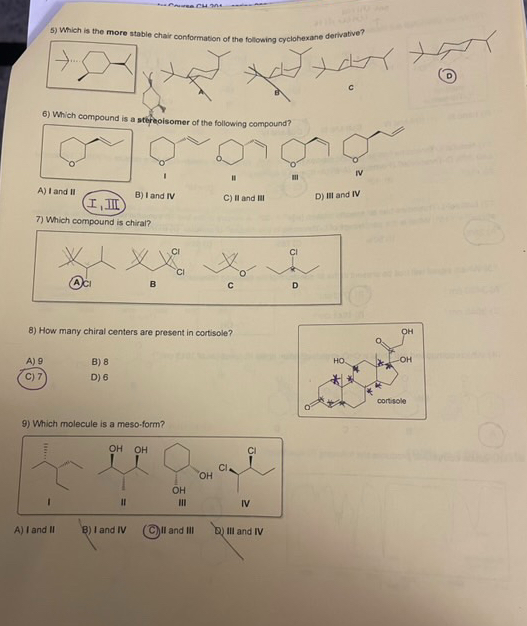 Solved Which is the more stable chair conformation of the | Chegg.com