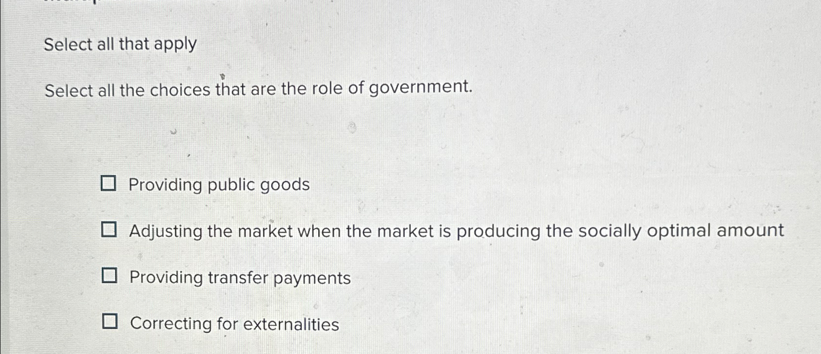 Solved Select all that applySelect all the choices that are | Chegg.com