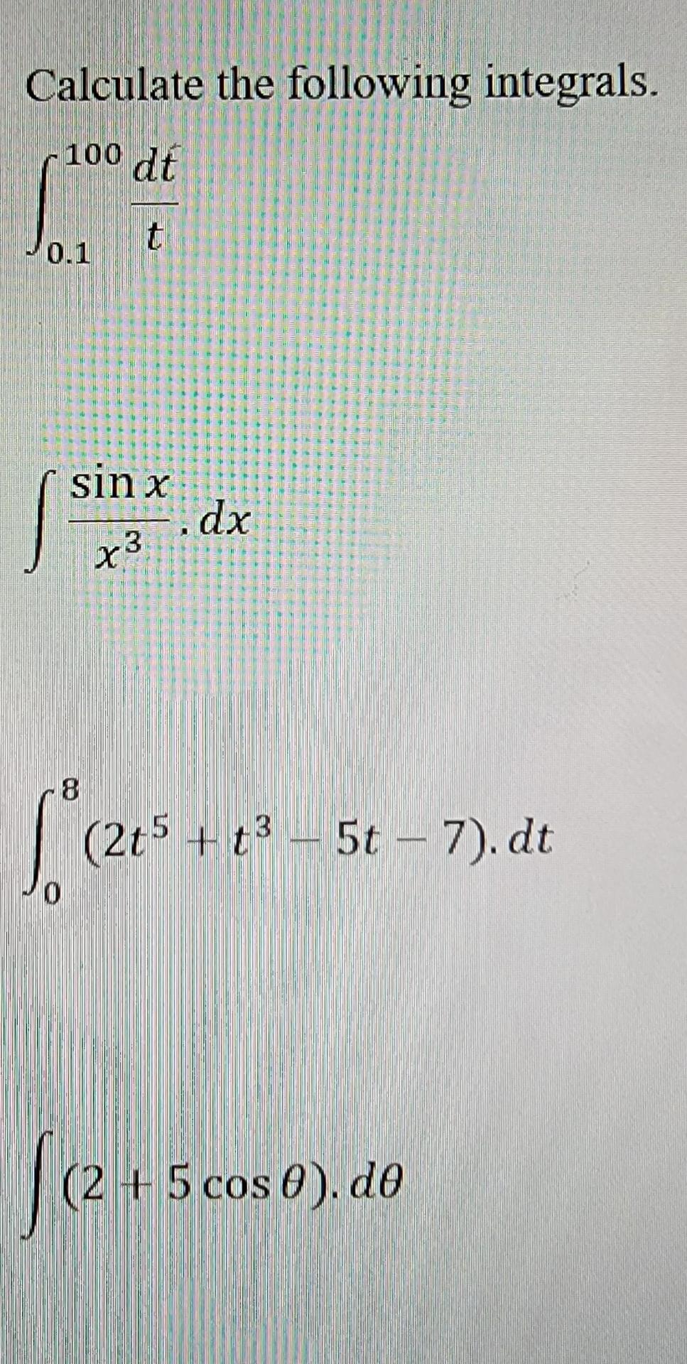 Solved Calculate the following | Chegg.com
