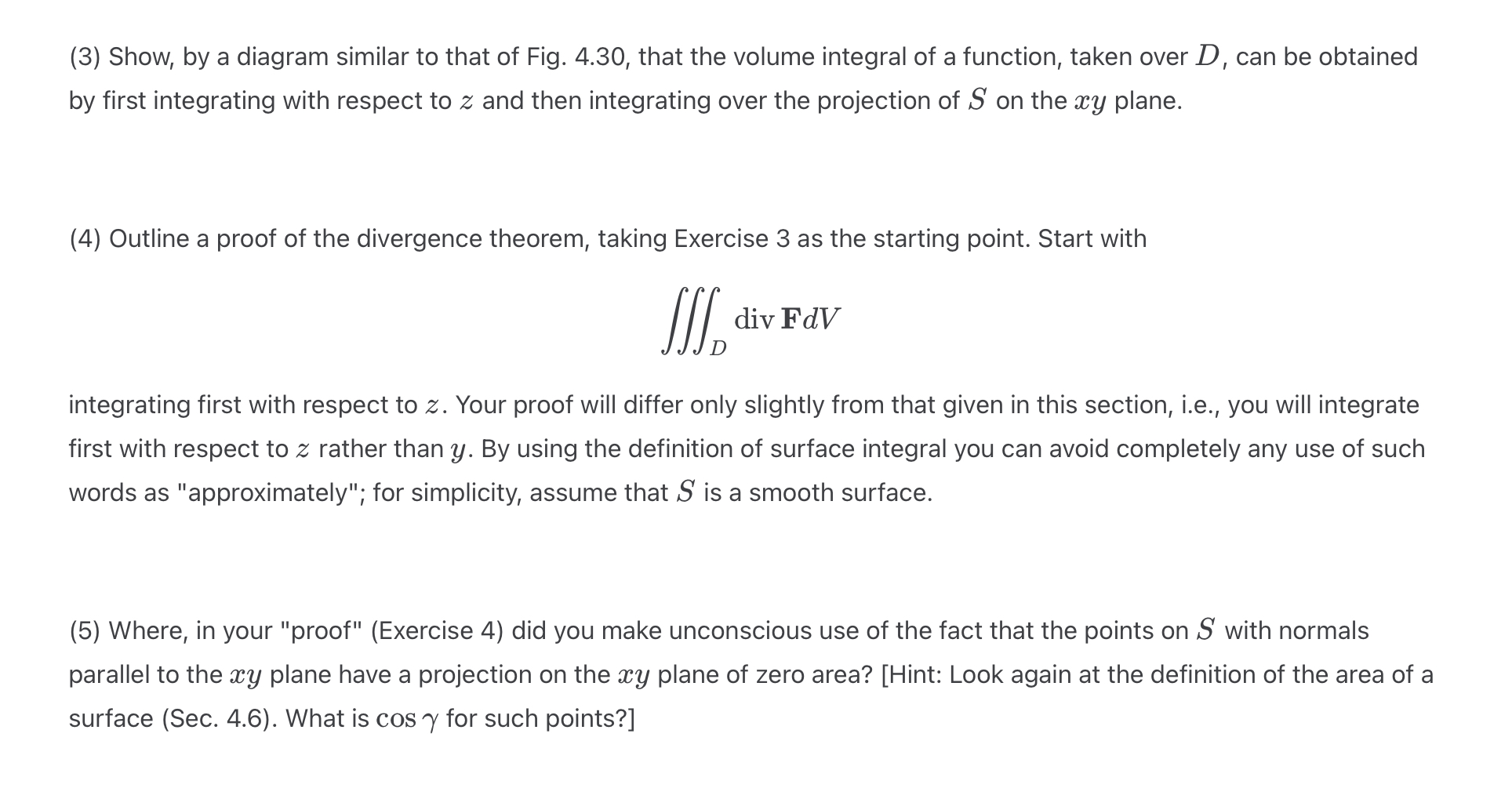 Vactor Analysis ClassNeed help with all 3 ﻿questions | Chegg.com