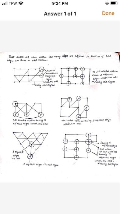 Solved Needing help Eulerizing each of those graphs by | Chegg.com