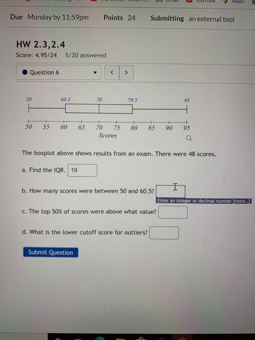 Solved Maps Due Monday by 11:59pm Points 24 Submitting an | Chegg.com