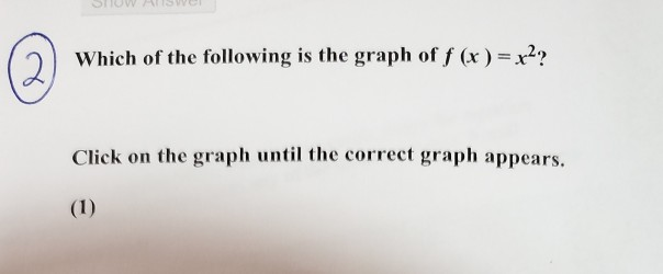 Solved Click on the graph until the correct graph appears. | Chegg.com