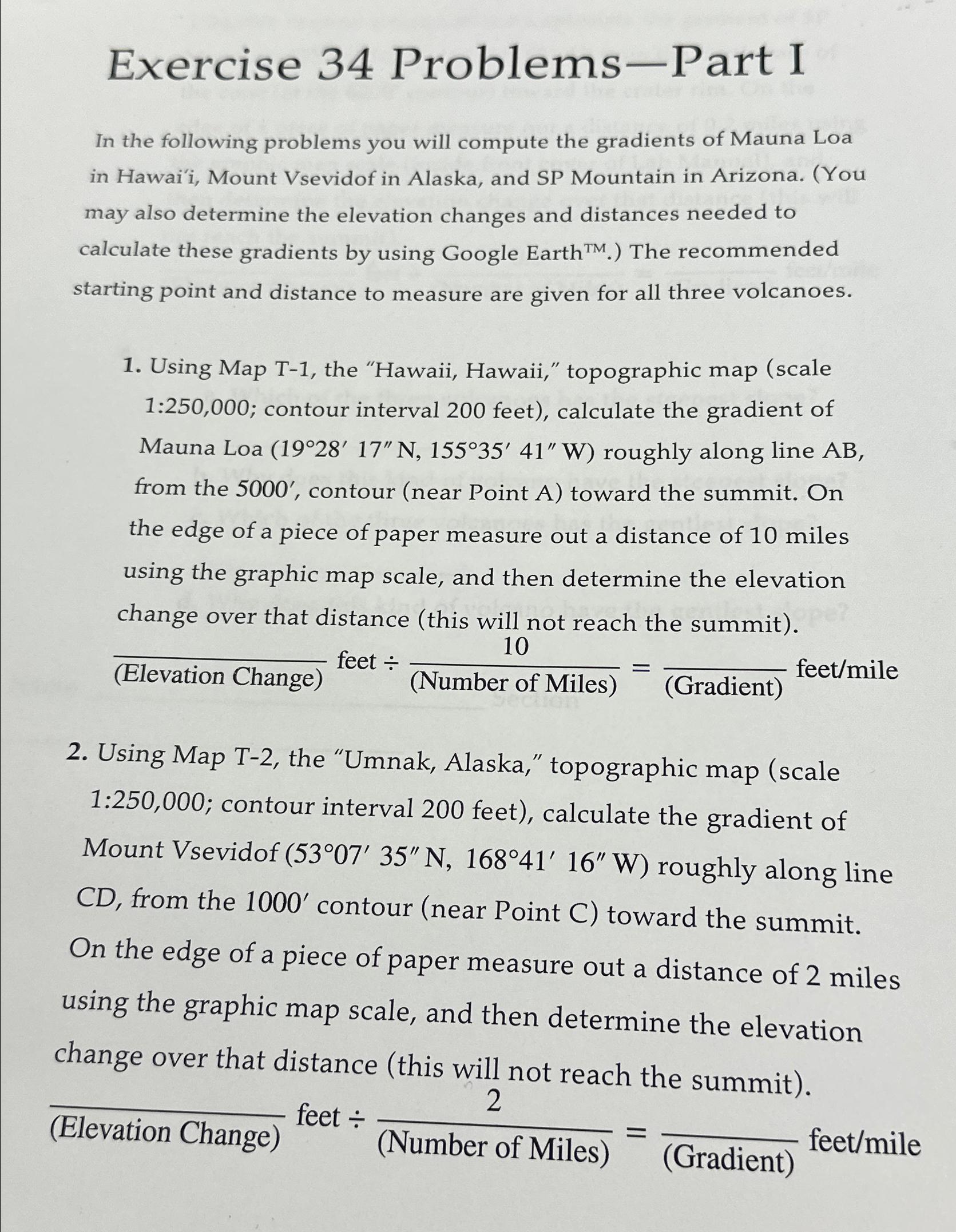 Solved Exercise 34 ﻿Problems-Part IIn the following problems | Chegg.com