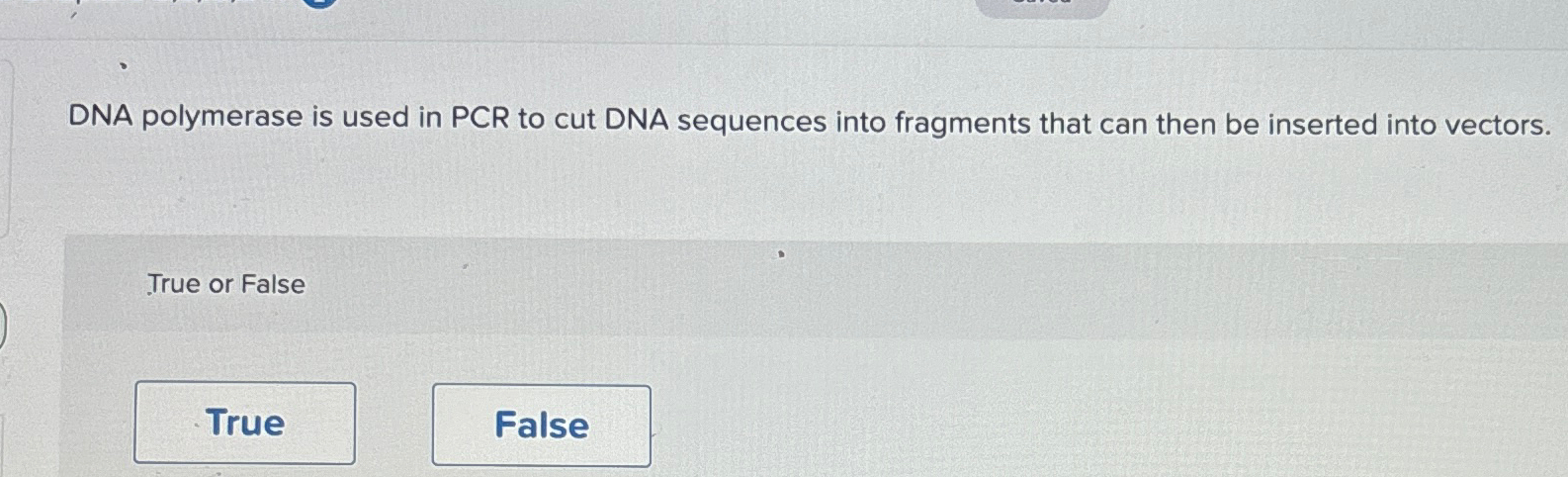 Solved DNA polymerase is used in PCR to cut DNA sequences | Chegg.com