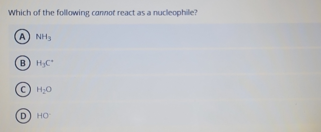Solved Which of the following cannot react as a | Chegg.com
