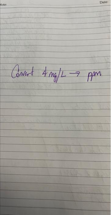 Solved 4mg/L→ | Chegg.com
