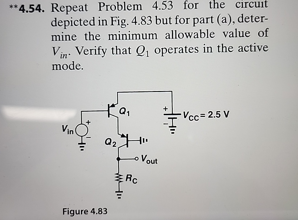 Solved **4.54. ﻿Repeat Problem 4.53 ﻿for the circuit | Chegg.com