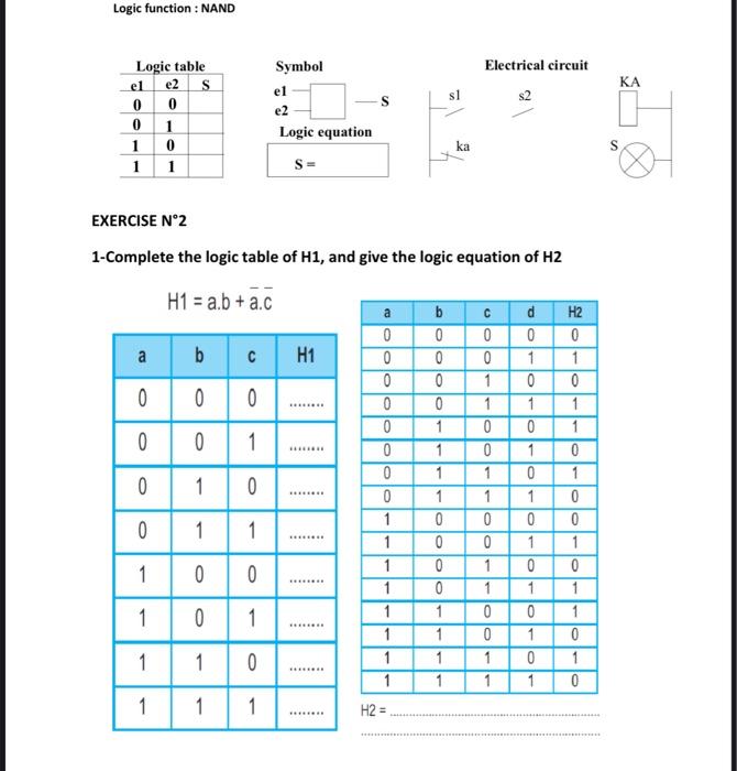Solved EXERCISE N°1 Logic function : OR Timing diagram Logic | Chegg.com