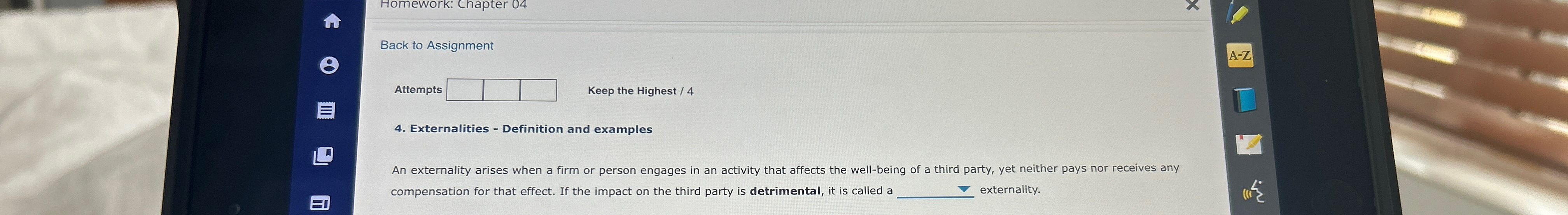 Solved Back to AssignmentAttemptsKeep the Highest / 44. | Chegg.com