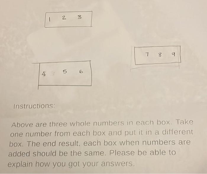 Solved Instructions: Above are three whole numbers in each | Chegg.com