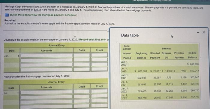 Solved semi-annual payments of 525.957 are made on January 1 | Chegg.com