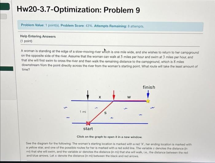Solved Hw20-3.7-Optimization: Problem 9 Problem Value: 1 | Chegg.com