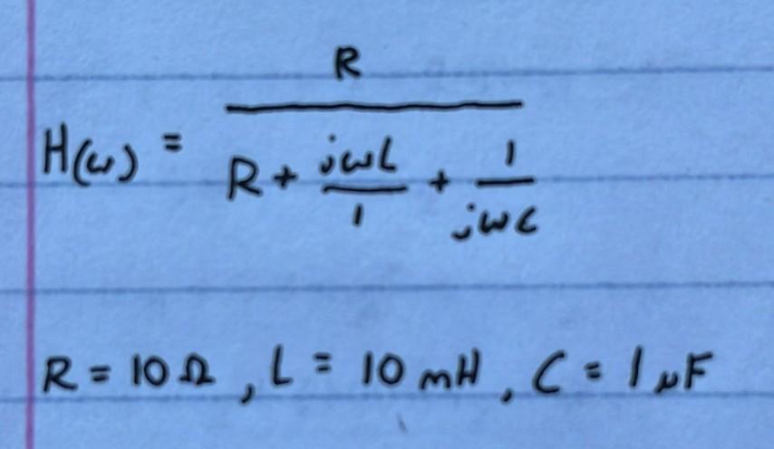 Solved Construct the Bode plots for the transfer function | Chegg.com
