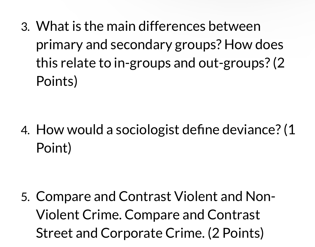 Solved What is the main differences between primary and | Chegg.com