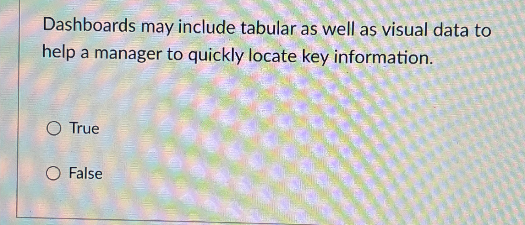 Solved Dashboards may include tabular as well as visual data | Chegg.com