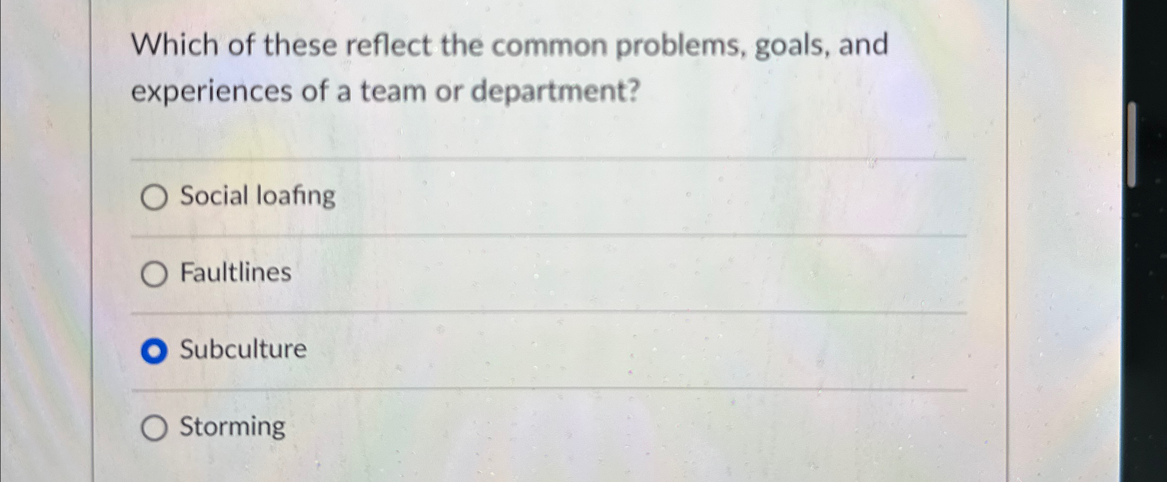 Solved Which of these reflect the common problems, goals, | Chegg.com