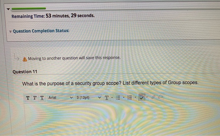 Solved Remaining Time: 53 minutes, 29 seconds. Question | Chegg.com