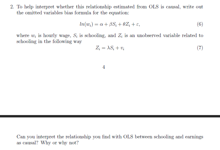 Solved To help interpret whether this relationship estimated | Chegg.com