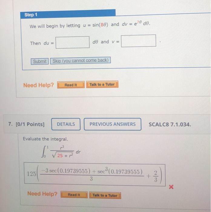 Solved DETAILS SCALC8 7.1.001. 1. [-/1 Points] MY NOTES ASK | Chegg.com