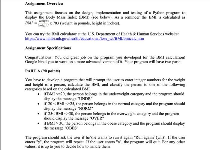 Solved Assignment Overview This assignment focuses on the | Chegg.com