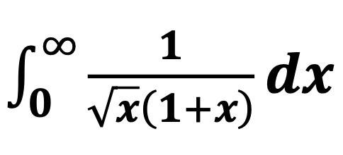 Solved Improper integralsRewrite the integral (photo) as | Chegg.com