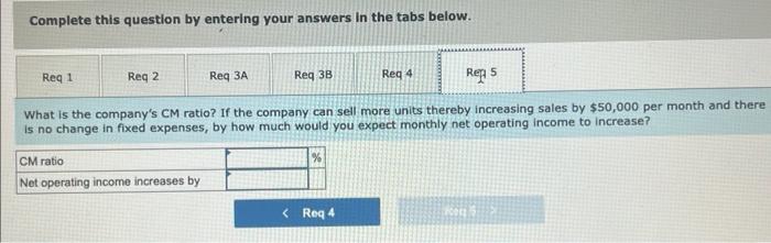 Solved Exercise 5-18 (Static) Break-Even and Target Profit | Chegg.com
