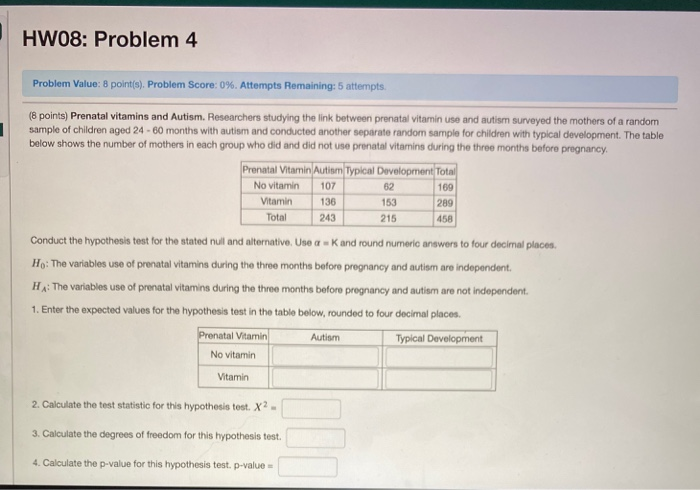Solved Hw08 Problem 4 Problem Value 8 Points Problem 3708