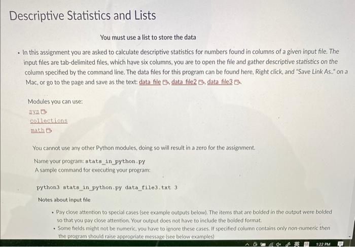 Solved You must use a list to store the data - In this | Chegg.com