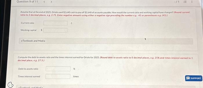 Solved Current Attempt in Progress Oriole Company provides | Chegg.com