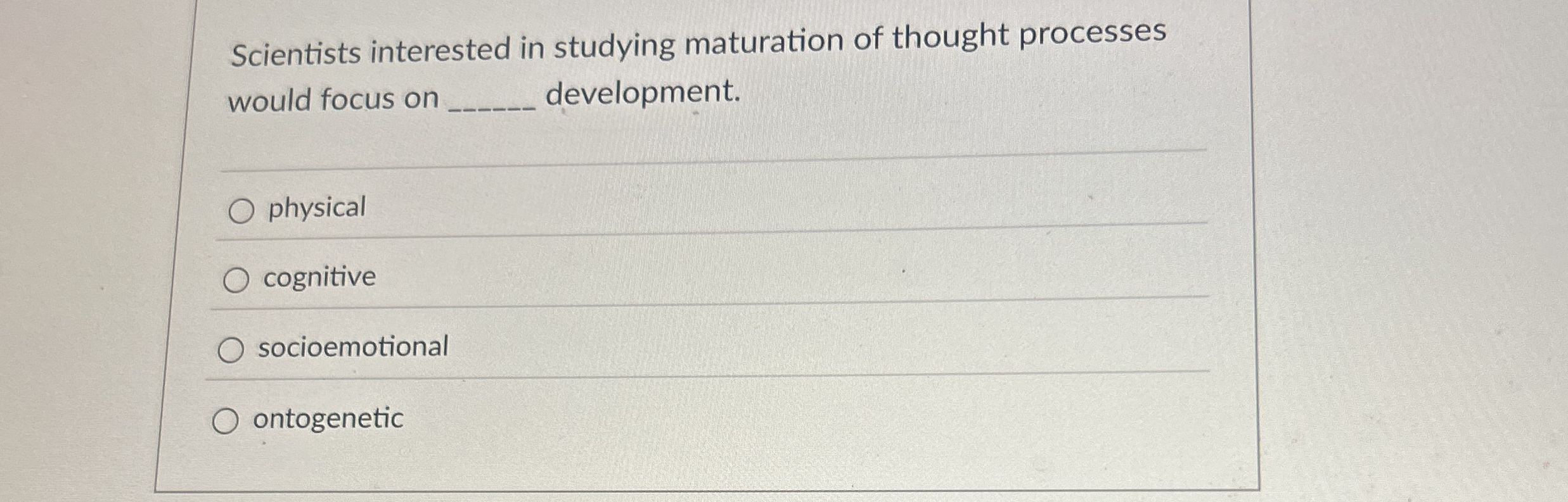 High Quality SOLUTION Scientists interested in studying maturation of | Chegg.com