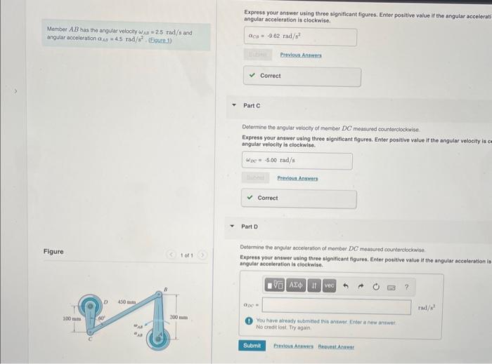 Solved Express your answer using three significant figures. | Chegg.com